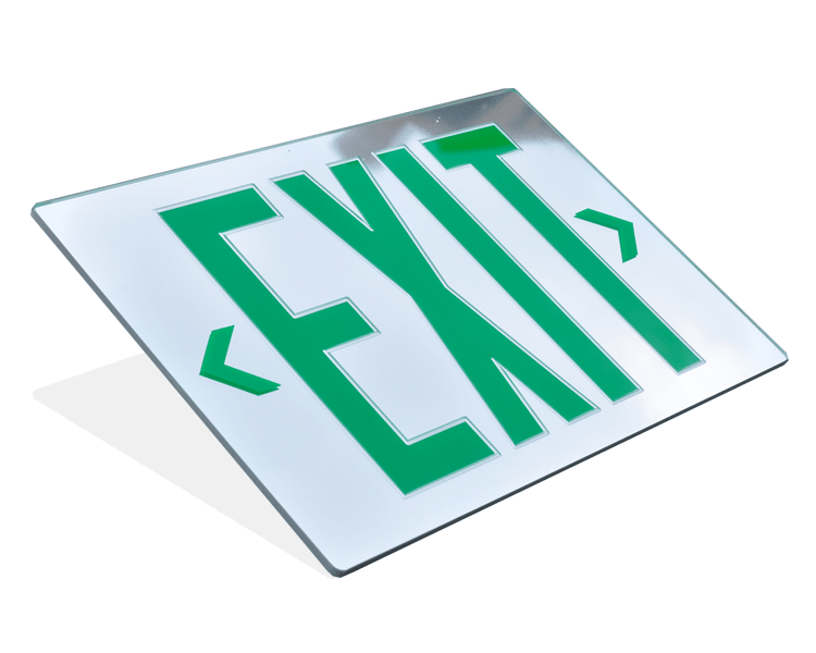 Mirror Emergency Exit Sign Panel - China Loong Lighting Co., Ltd.